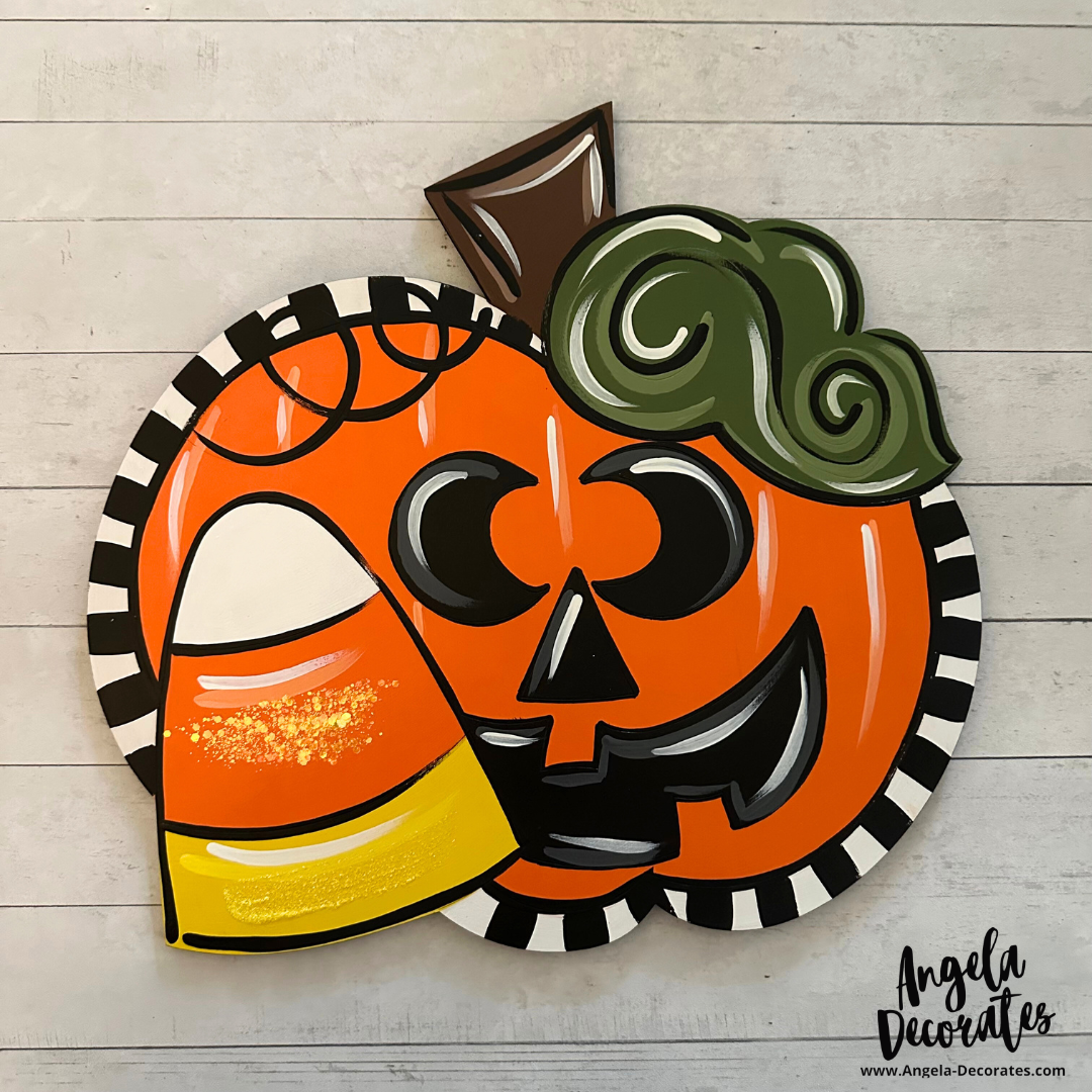 Jack-O-Lantern and Candy Corn LARGE Attachment – Angela Decorates