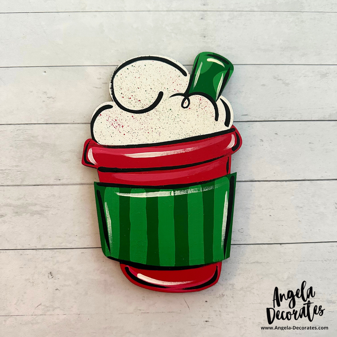 MINI Peppermint Mocha Attachment (For Tabletop Frames and Porch Leaner ...