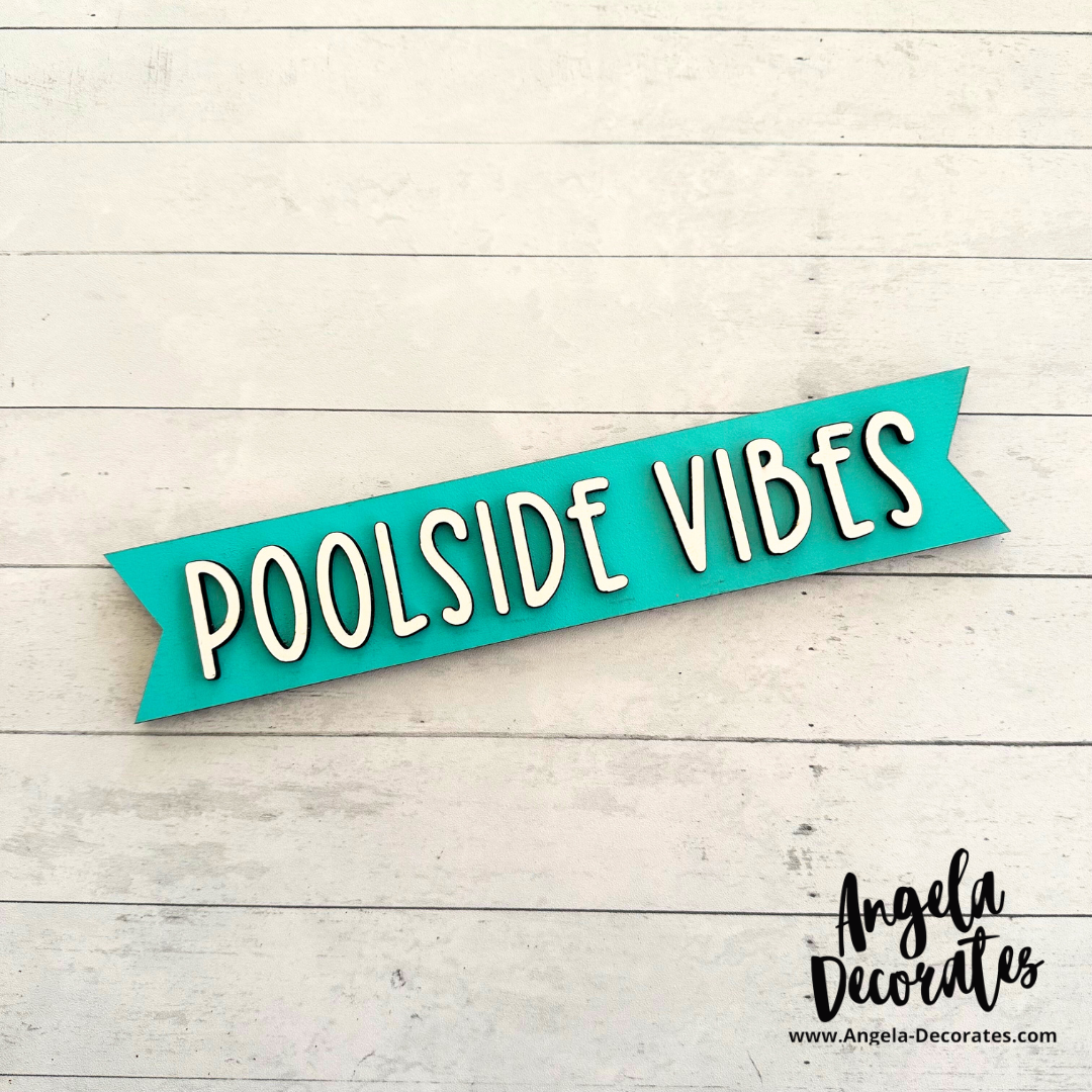 MINI Poolside Vibes Banner – Angela Decorates